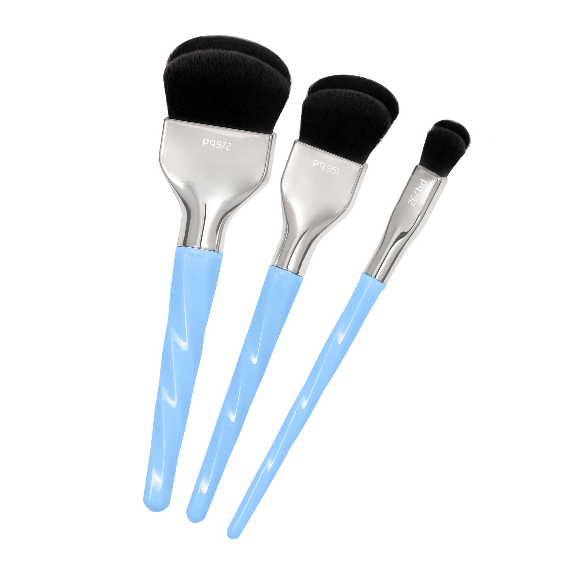 Blue Double Dome Blender 3pc. Brush Set – Bdellium Tools