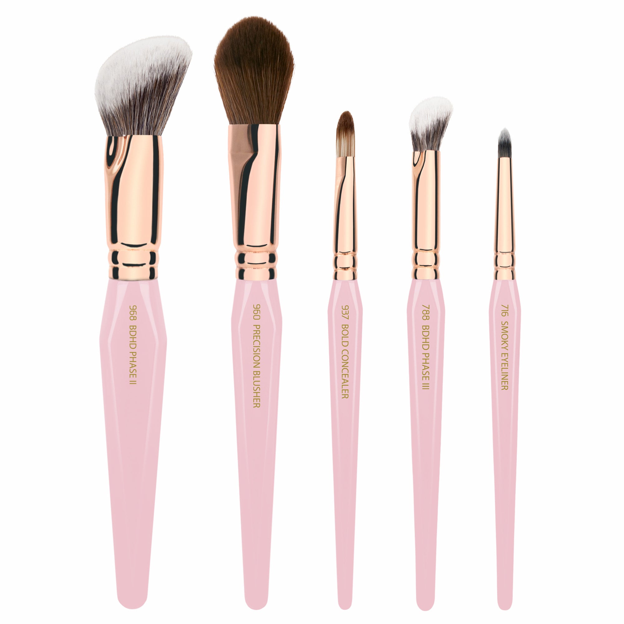 Pink Golden Triangle Face & Eyes Set – Bdellium Tools